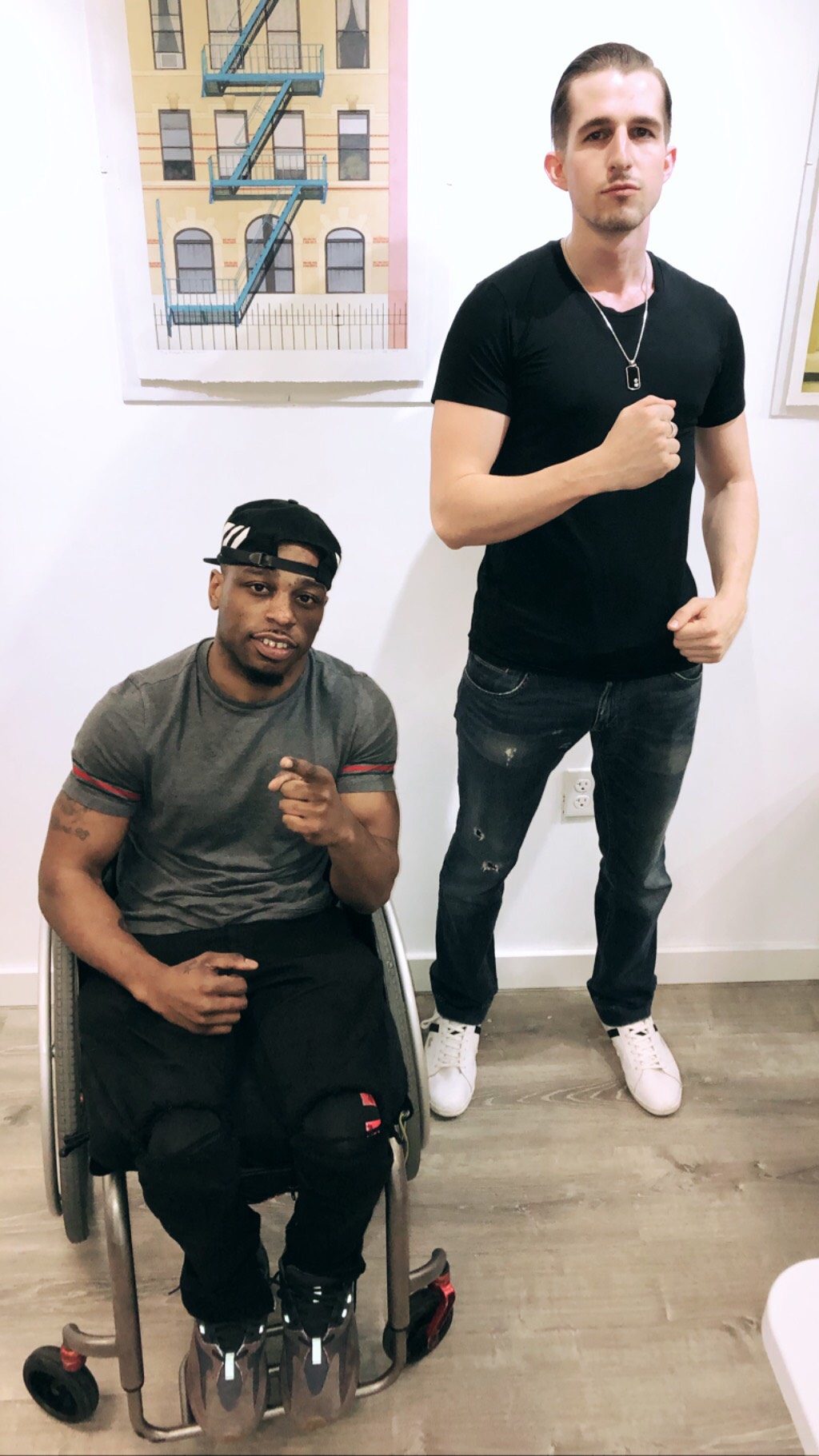 Influencer Sergio Delavicci and MUA David Melnik attend 1st Annual Shop ...