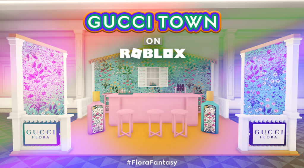 Miley Cyrus Hits Gucci Town in Flora Fantasy Avatar Tour on Roblox ...